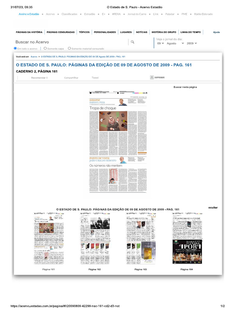 Os Números Não Mentem | PDF