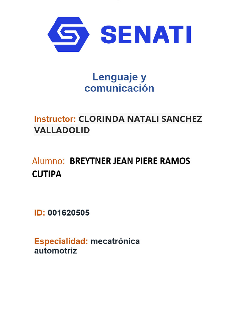 Actividad-Entregable-1-Lenguaje y Comunicacion | PDF | Lingüística