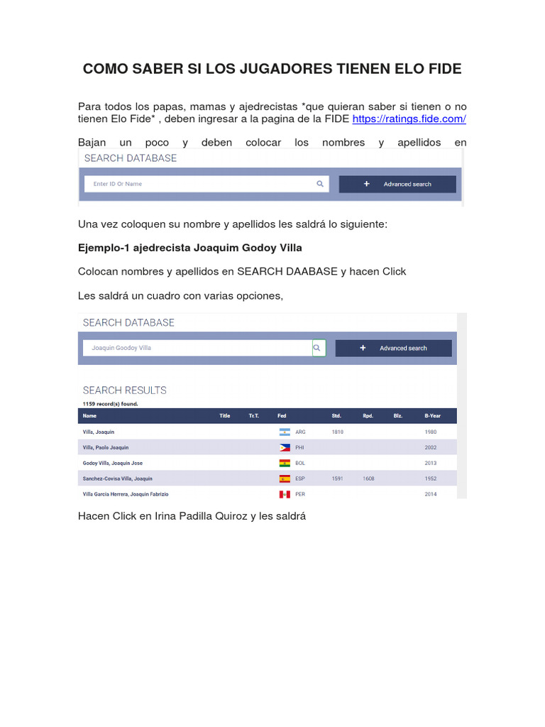 Como Saber Si Tienen Elo Fide | PDF | Crecimiento personal y profesional