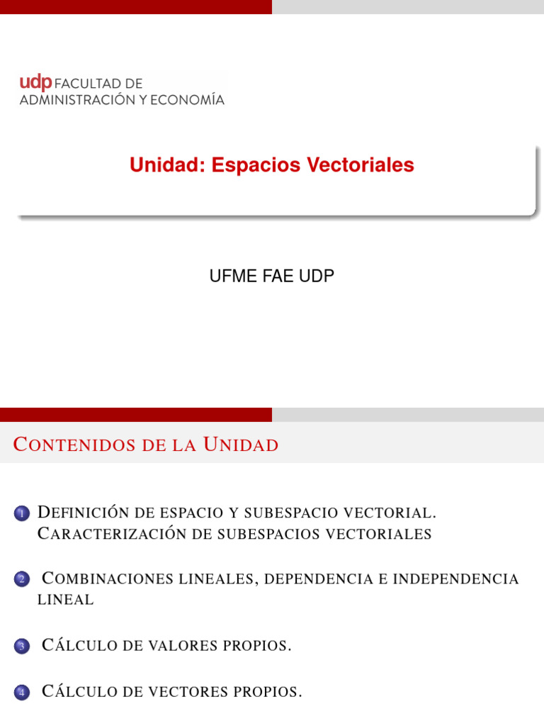 Espacios Vectoriales | PDF | Espacio vectorial | Vector Euclidiano