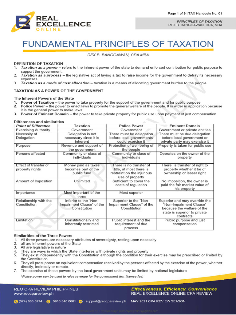 Tax 1 Merged Removed | PDF | Taxes | Double Taxation
