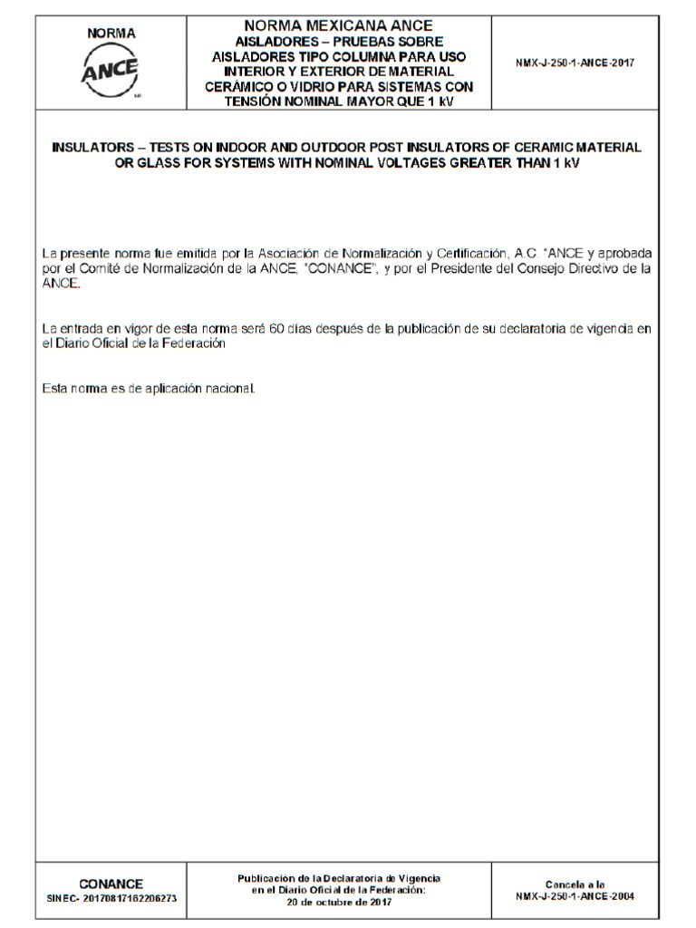 Nom 250 1 Ance | PDF