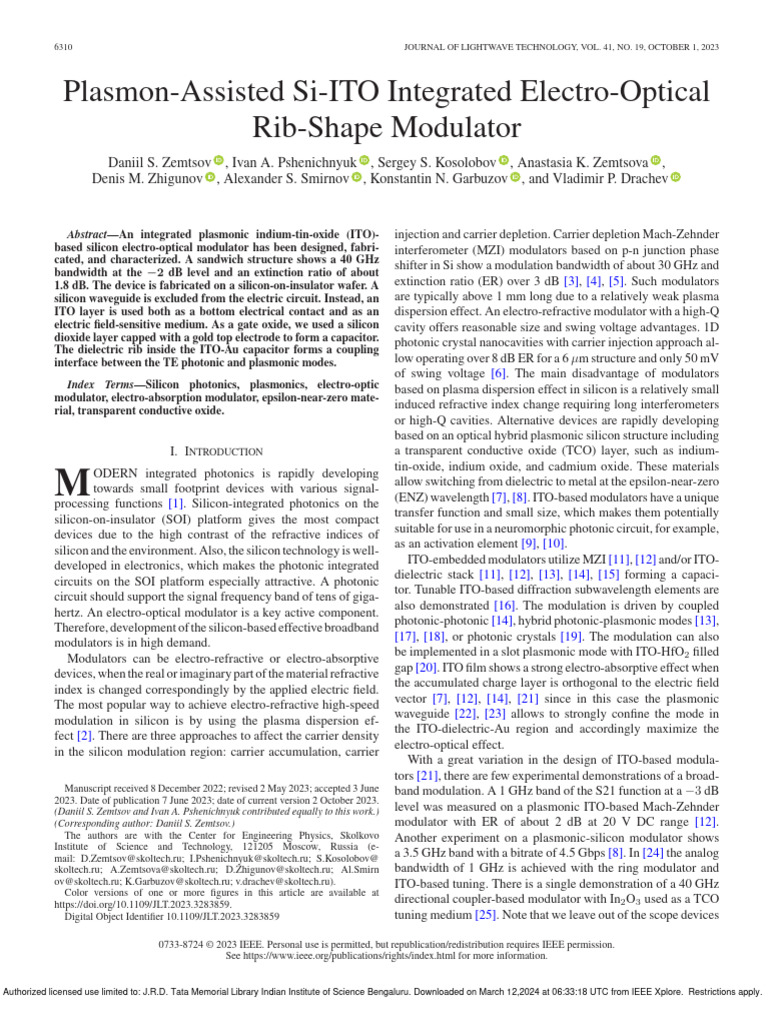 Plasmon-Assisted_Si-ITO_Integrated_Electro-Optical_Rib-Shape_Modulator ...