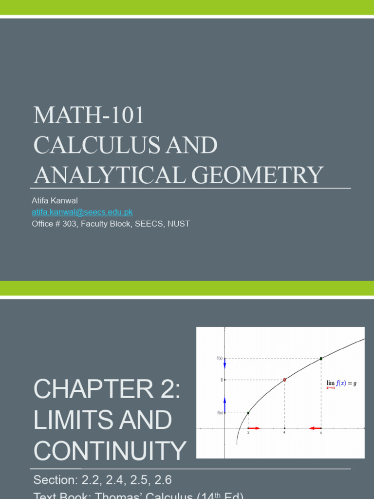 Understanding Limits and Continuity | PDF | Polynomial | Limit (Mathematics)