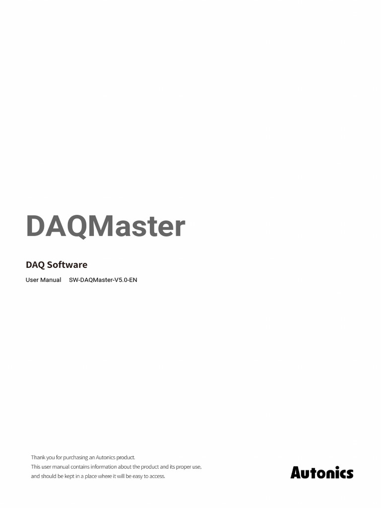 SW DAQMaster V5.0 EN W | PDF | Installation (Computer Programs) | Computer File