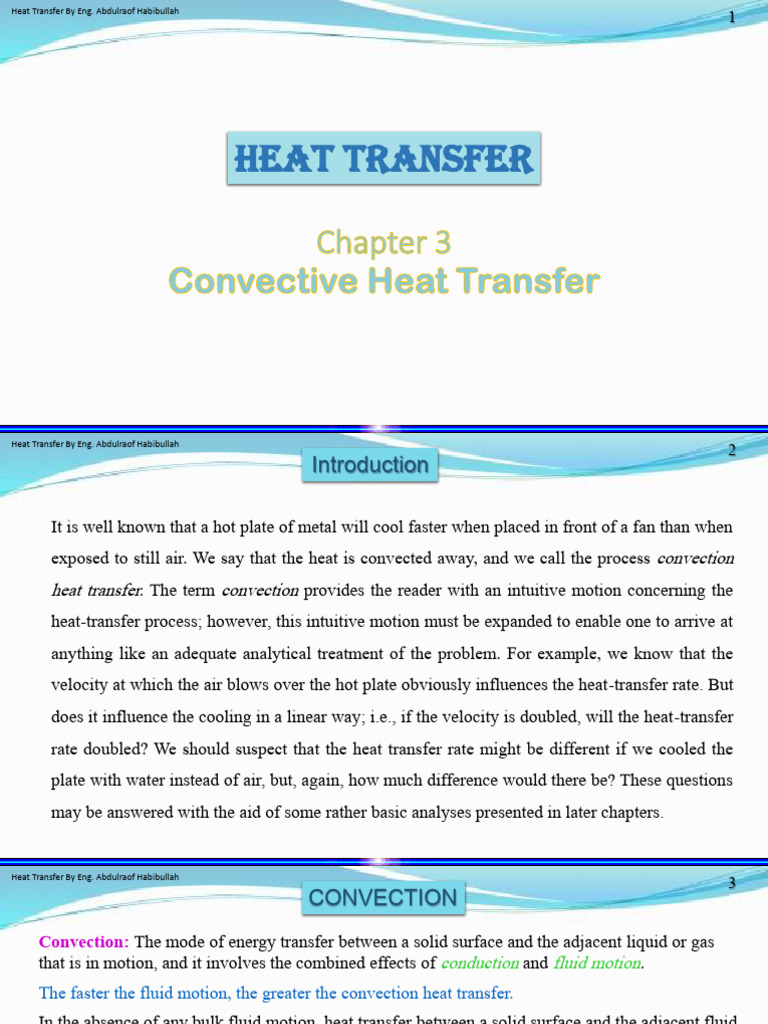 convection | PDF | Heat Transfer | Convection