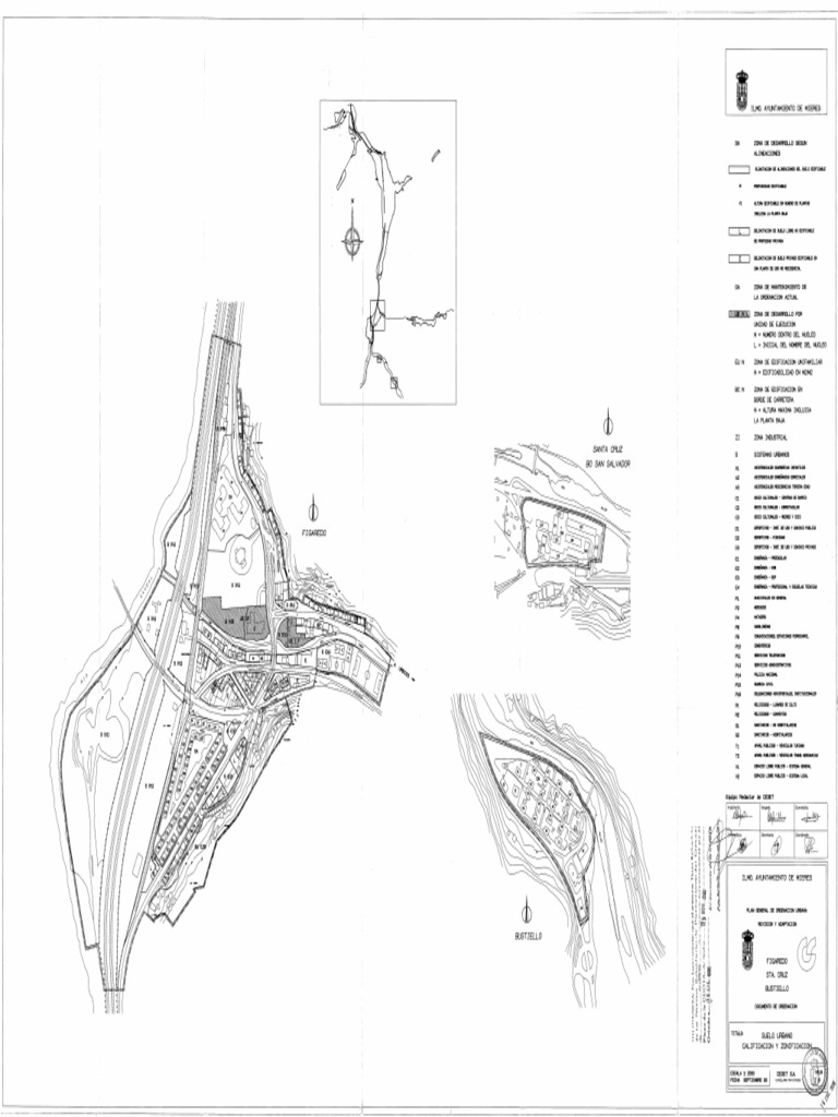 Planos de Ordenación Del Suelo Urbano. Plan General de Ordenación ...
