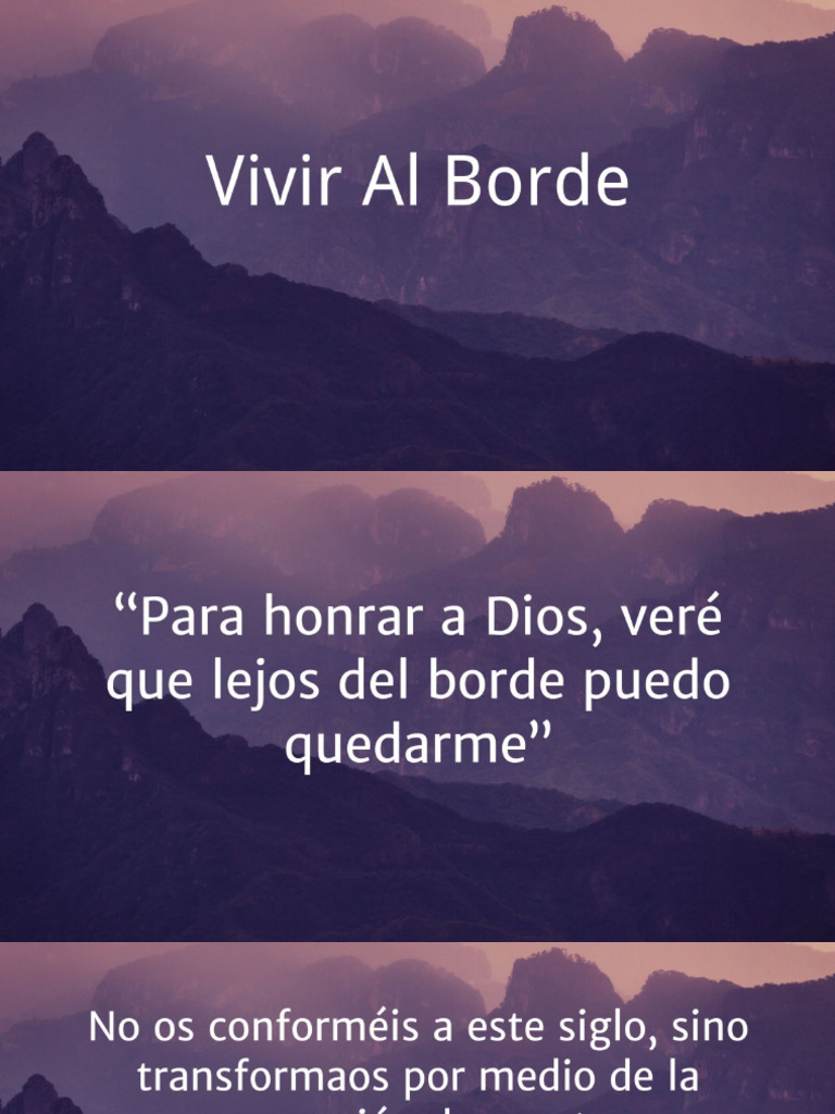 Vivir Al Borde | PDF