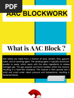 Method of Statement For Aac Block Work | PDF | Masonry | Wall