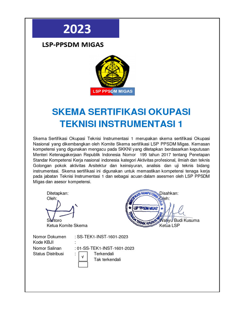 Skema Instrument Satu | PDF