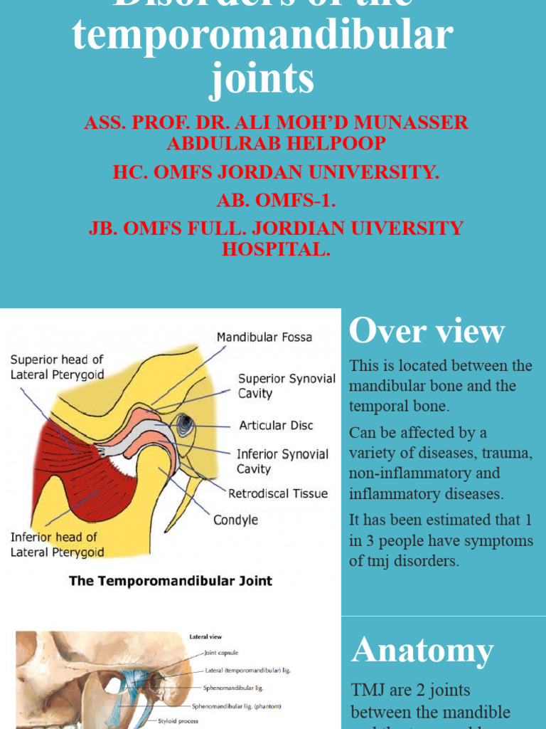 Disorders of The Temporomandibular Joints | PDF | Medical Specialties ...