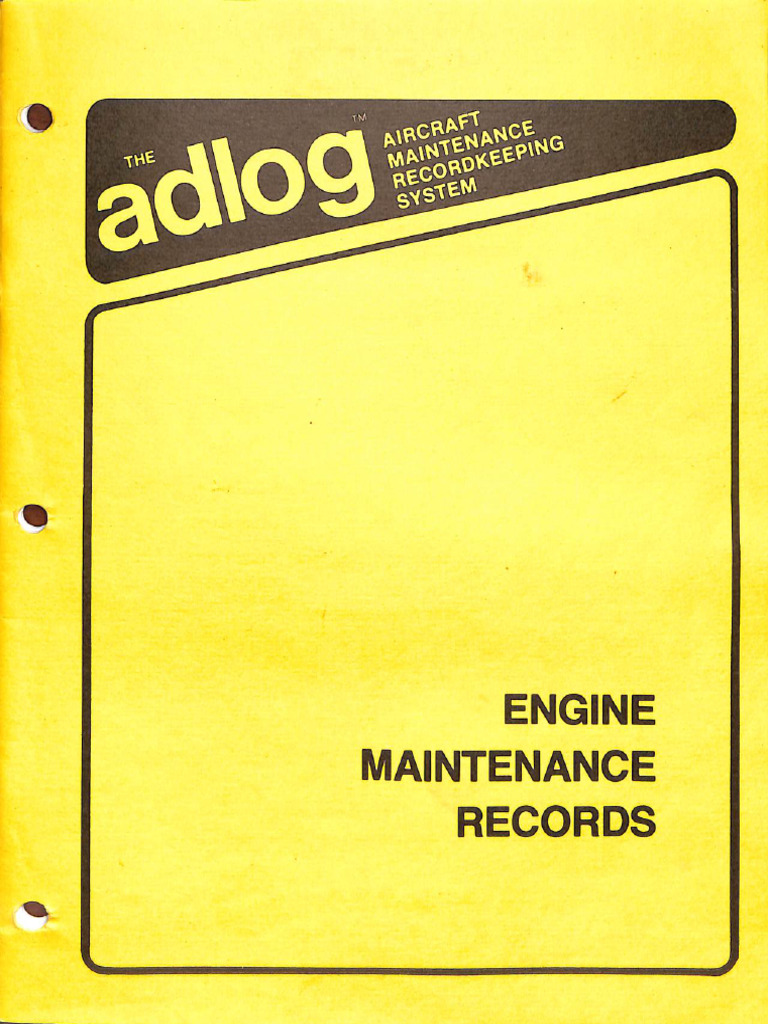 Engine Logbook | PDF
