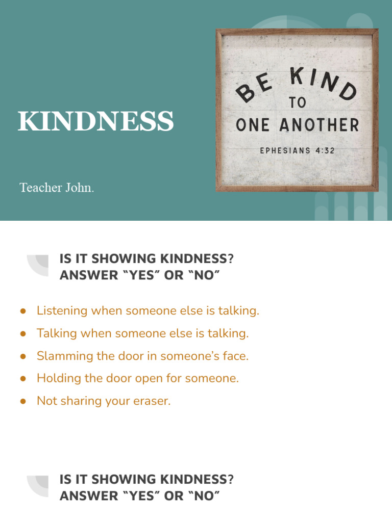 Kindness | PDF | Language Arts & Discipline