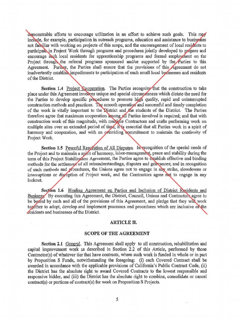 Project Labor Agreement | PDF | Employment | Business