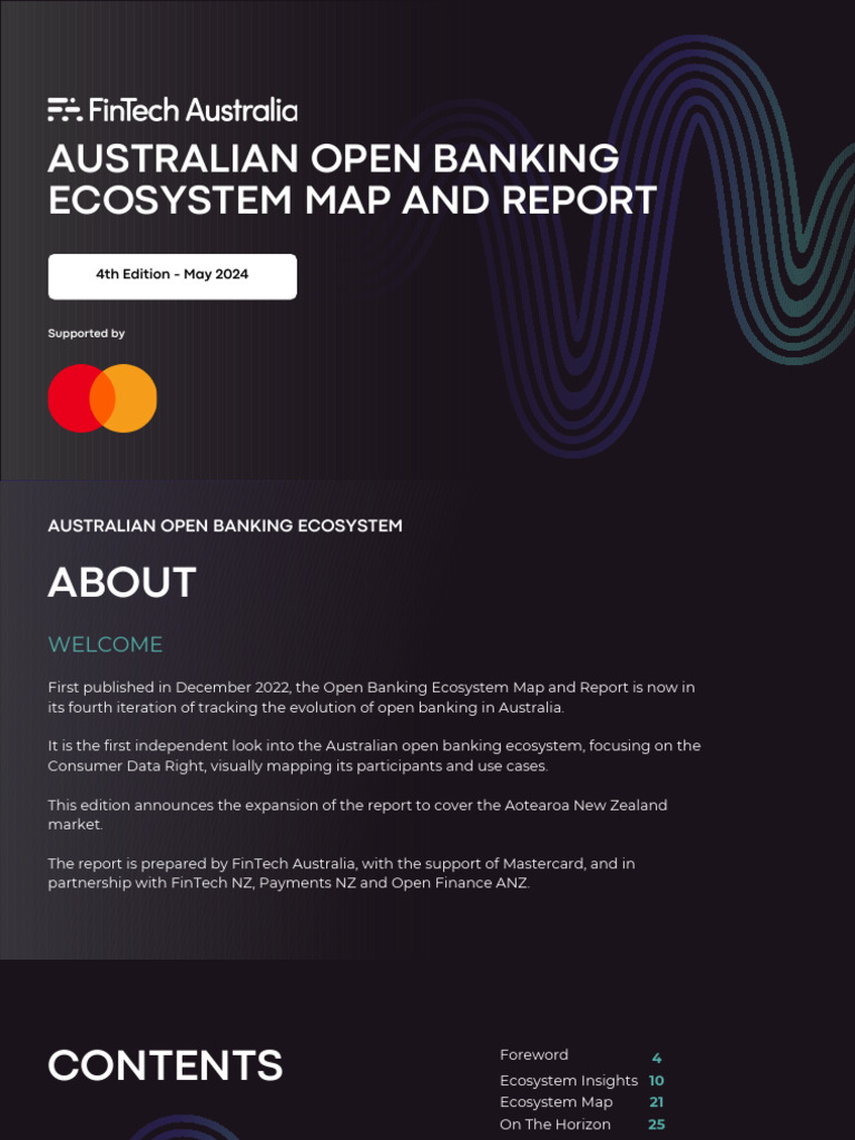 Australian Open Banking Ecosystem Map & Report May 2024 | PDF | Cost Of ...