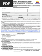 GSIS GFAL Educational Loan Application | PDF | Loans | Interest