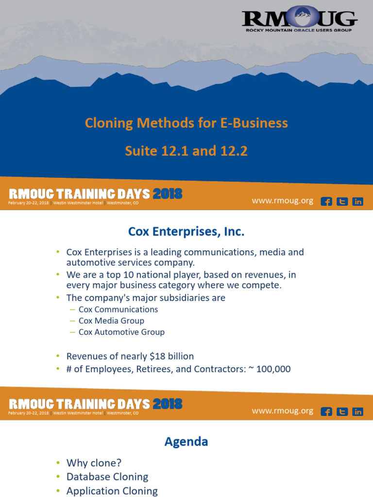 E-Business Suite Cloning Methods Guide | PDF | Databases | Computer Science