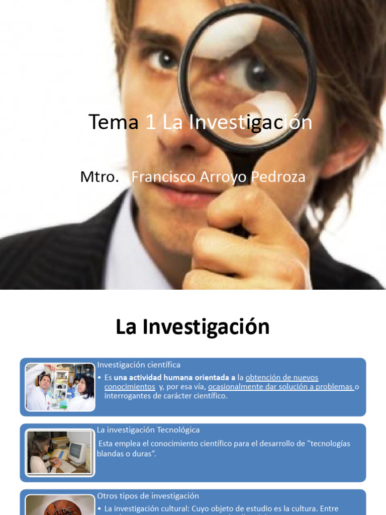 1 La Investigaci-N | PDF | Teoría | Investigación cuantitativa