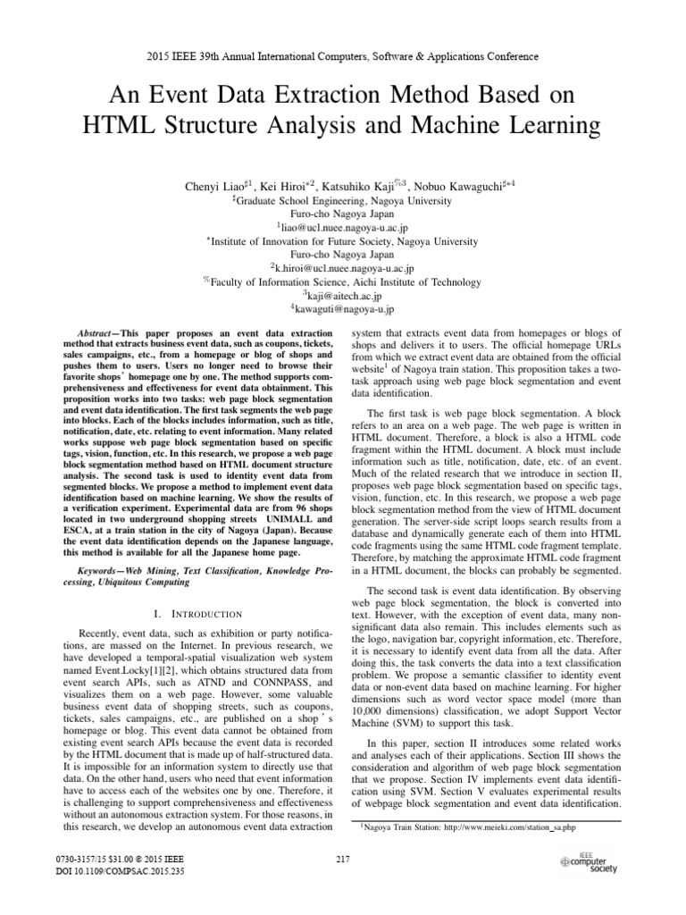 1 Research Paper Machine Learing | PDF | World Wide Web | Internet & Web