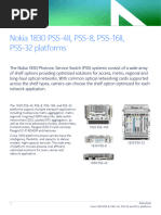 Nokia 1830 PSS 8, PSS 16ii, PSS 32 and PSI L Platforms Data Sheet EN | PDF | Wavelength Division ...