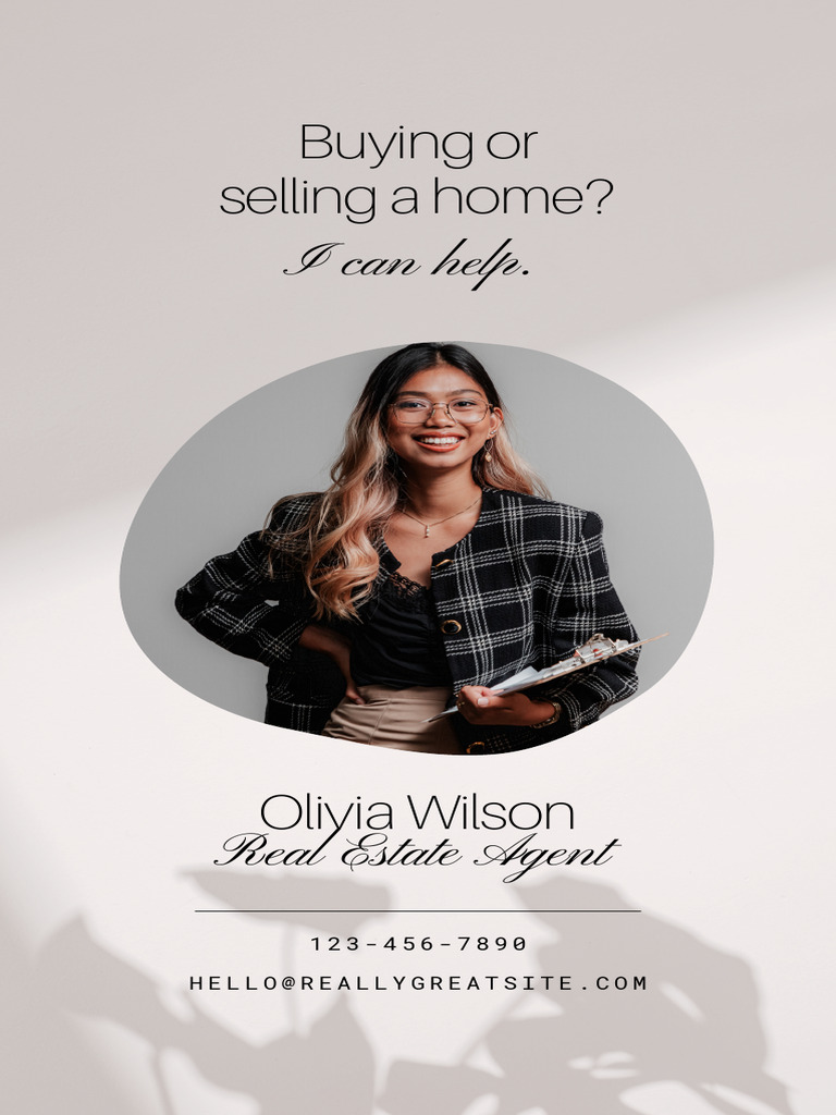 Aesthetic About Me Real Estate Agent (Instagram Story) | PDF