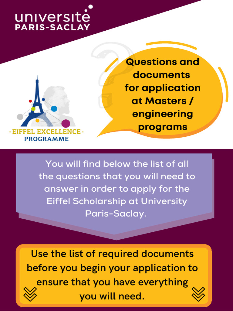 En - Master Bourse Eiffel | PDF | Academic Degree | Educational Stages