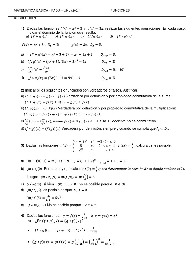 TP Funciones | PDF | Triángulo | Función (Matemáticas)