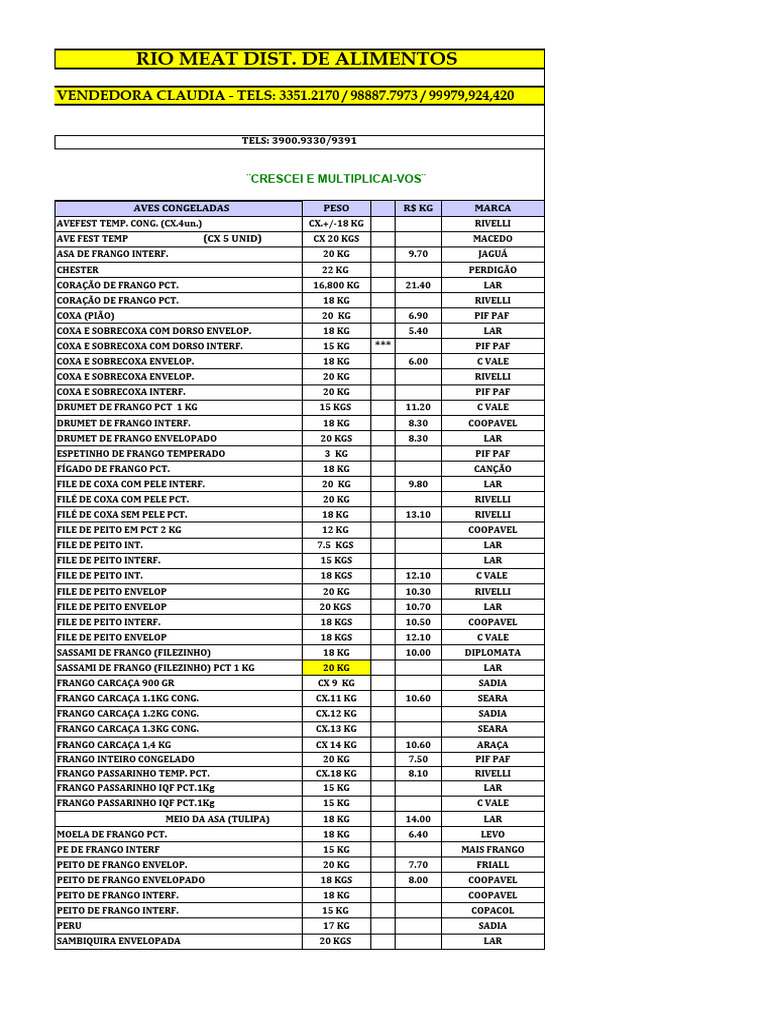 Rio Meat Frigorifico | PDF