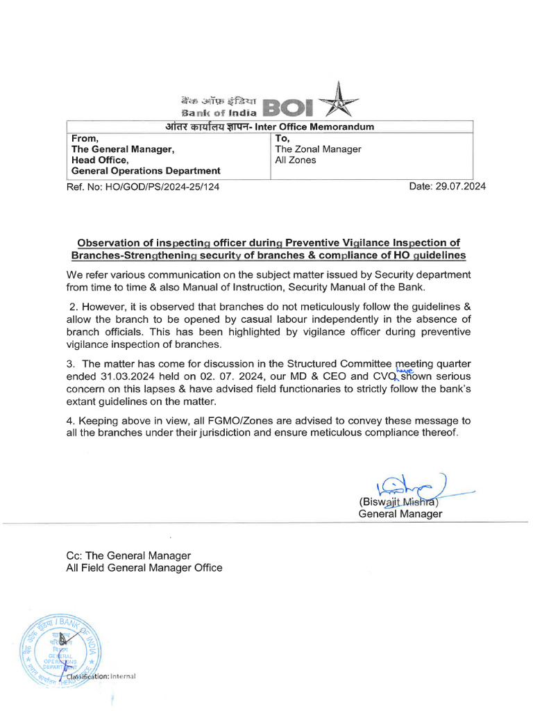 Branches Not Being Opened by Casual Labour | PDF