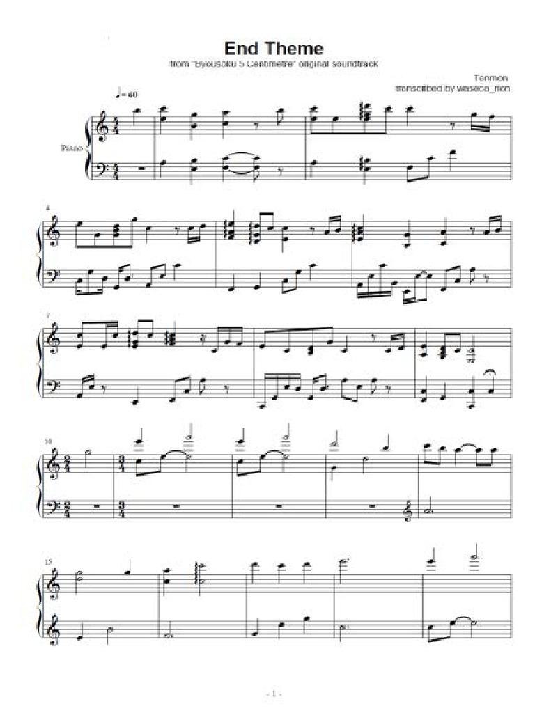 TENMON-END-THEME 5 CM Per Sek | PDF