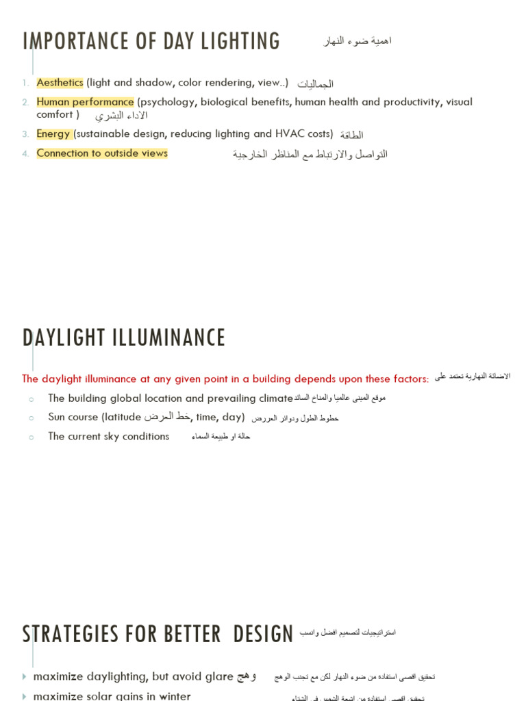 Illumination and Acoustics. Ch.3 - Design Consideration | PDF | Window ...