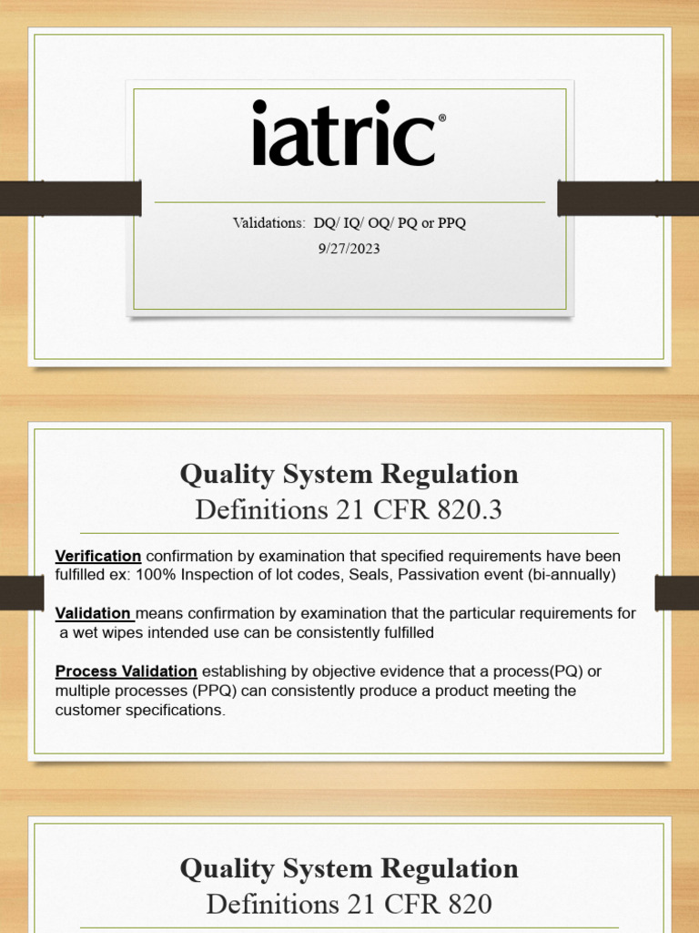 9-27-2023 QA Validations | PDF | Verification And Validation | Engineering