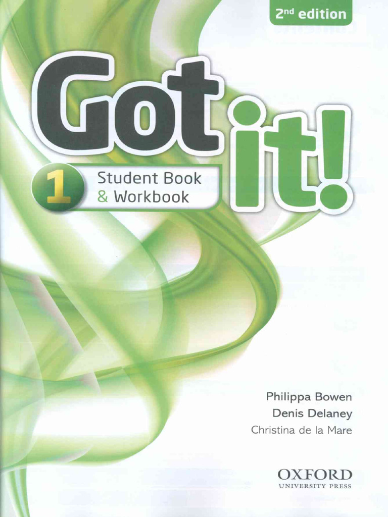 Got It! 1 2nd Edition Student Book Workbook | PDF