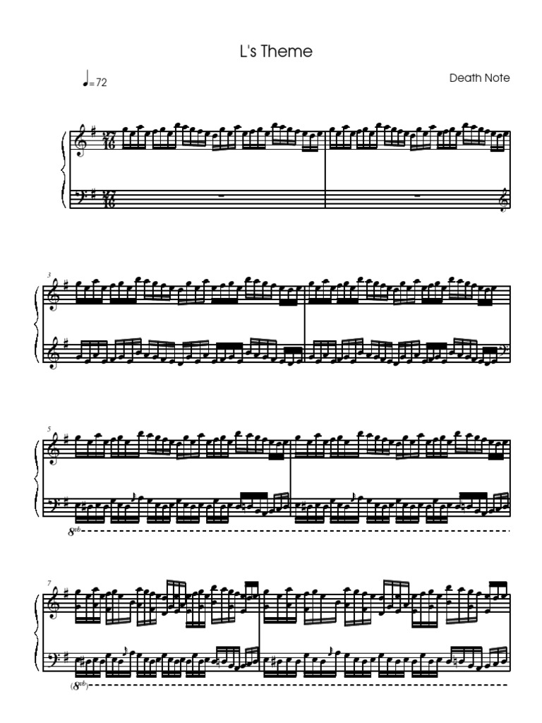 Death Note Ls Theme | PDF