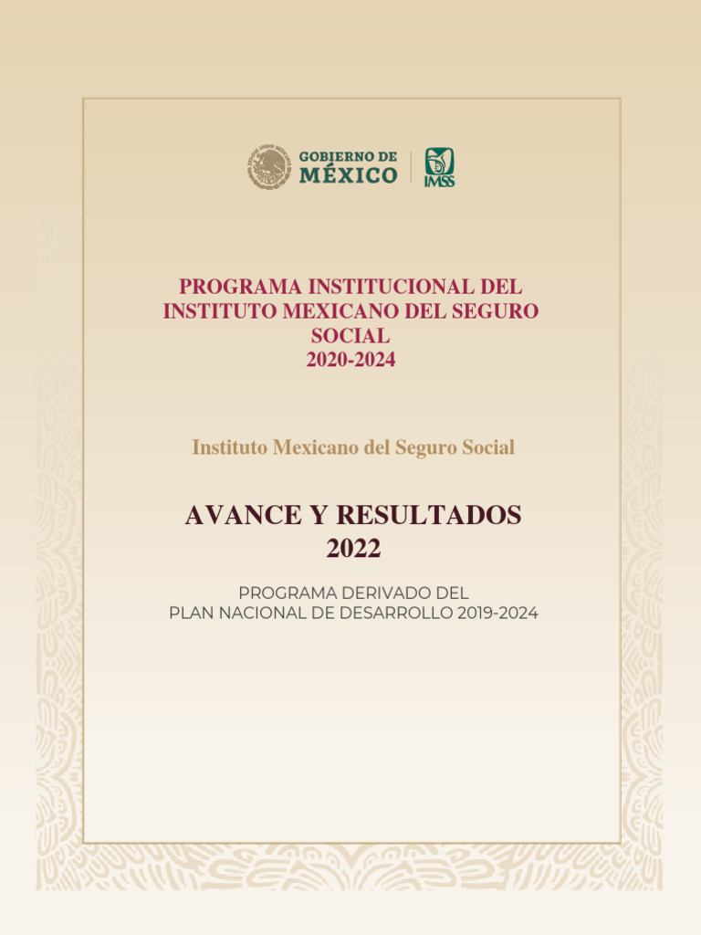 PIIMSS 2020 2024 InformeAvance2022 | PDF | Obesidad | Hospital