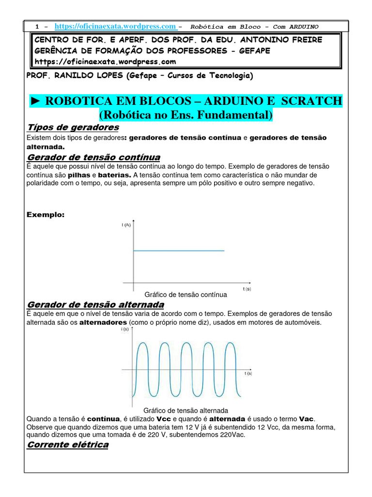 Eletronica Para Arduino Resumo Pdf Resistor Energia Elétrica