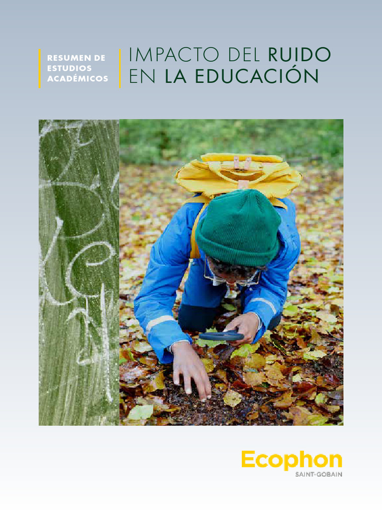 ES - EcophonResearch Summary Education | PDF | ruido | Sonido