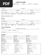 H&R Block Drop-Off Form | PDF