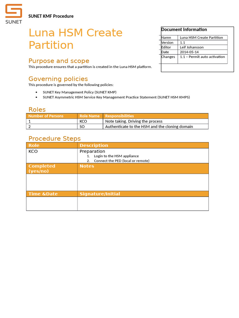 Luna HSM Partition Provision | PDF | Security Technology | Security ...