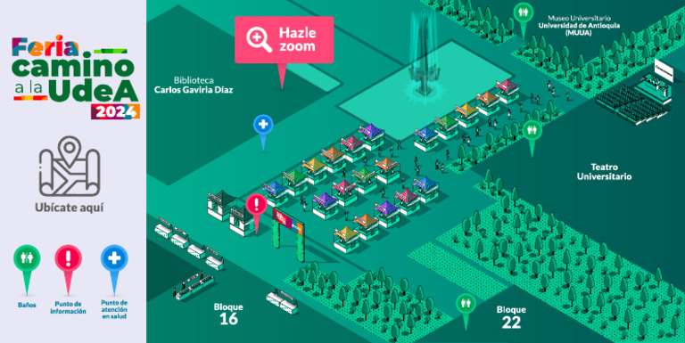 Mapa Feria Camino A La UdeA 2024 | PDF