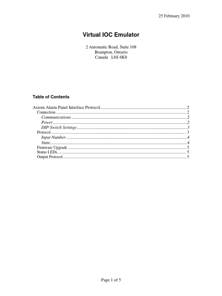 Virtual IOC Emulator | PDF | Emulator | Input/Output