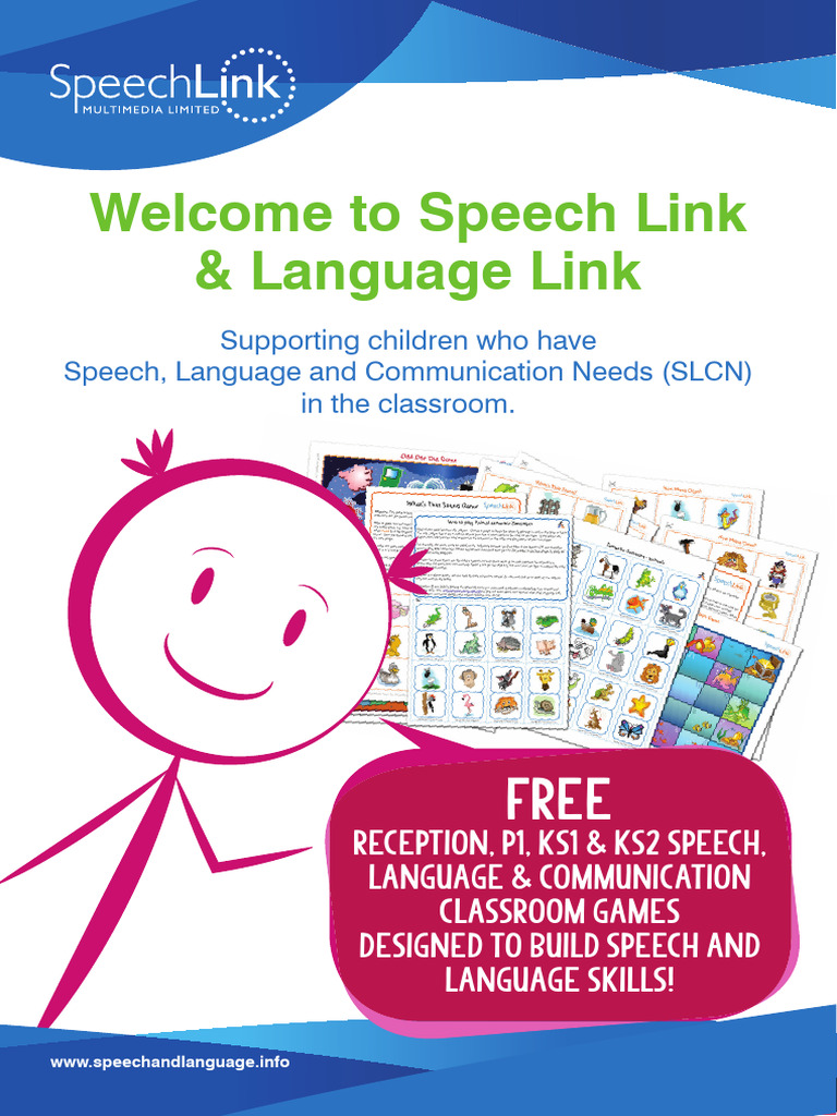 Speechlink Speech Language Communication Games 1 | PDF | Classroom | Cognition