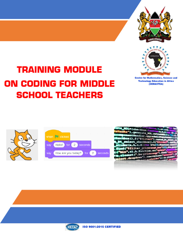 Approved Training Module For Coding in Grade 5 2023 | PDF | Scratch ...