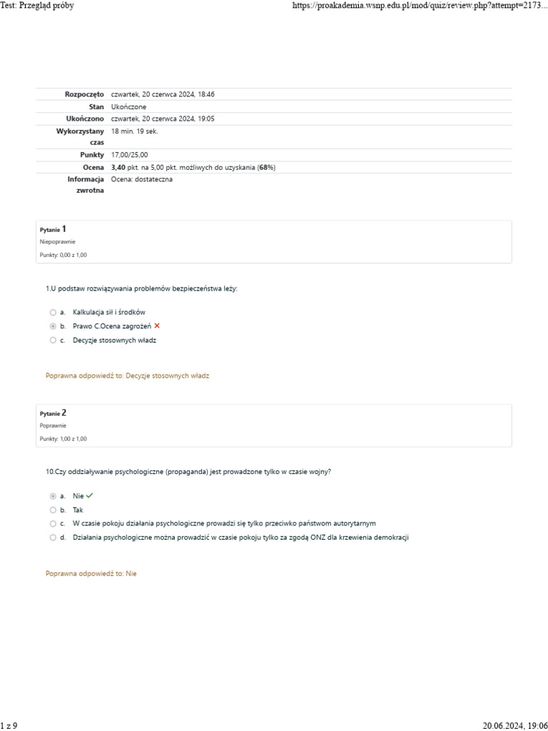 Nowe Wymiary Bezpieczeństwa | PDF