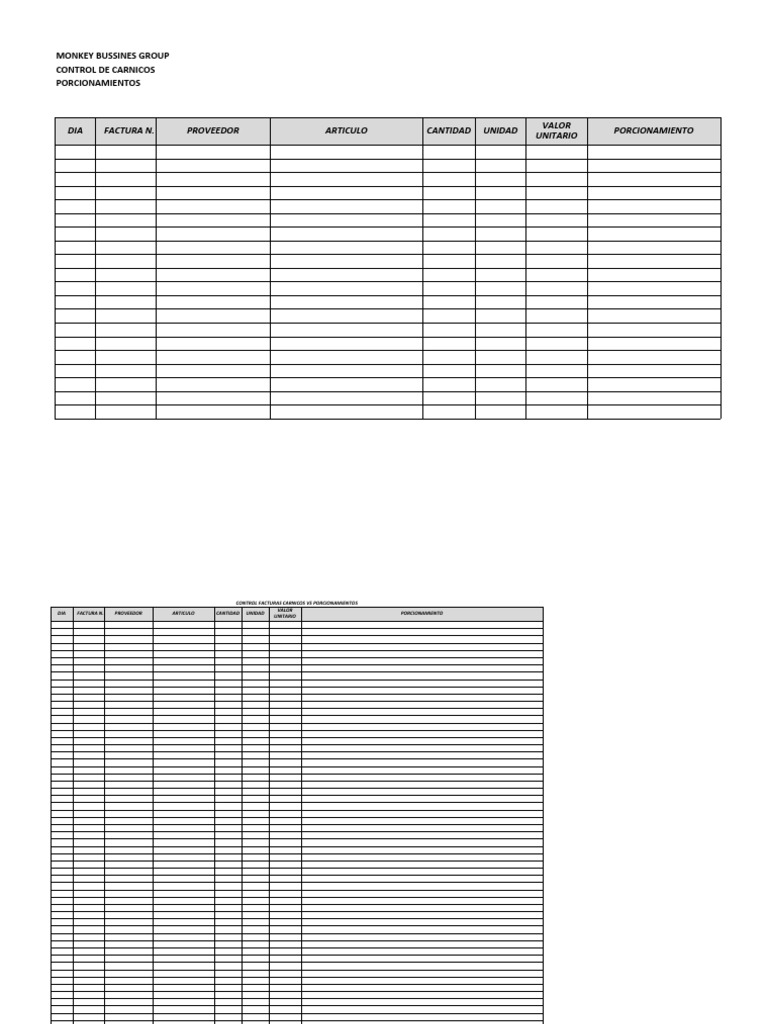 Control Carnicos Enero 5 - 13 Ayda Final | PDF | Alimentos | Carne