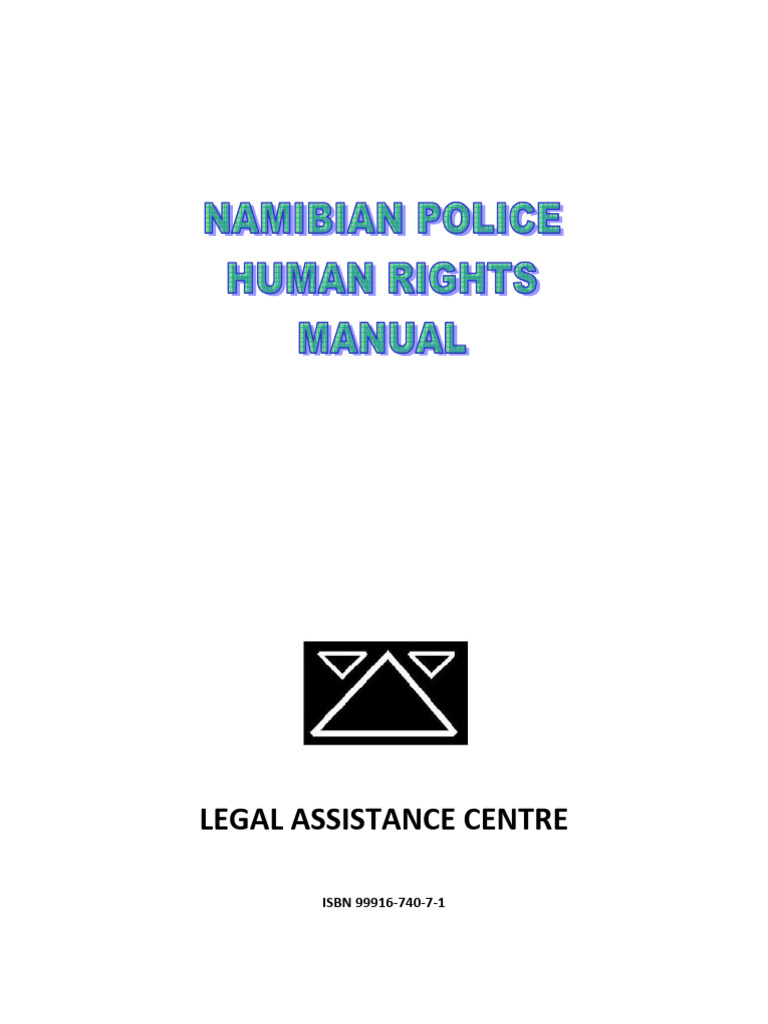 Namibian Police Human Rights Manual | PDF | Treaty | European ...