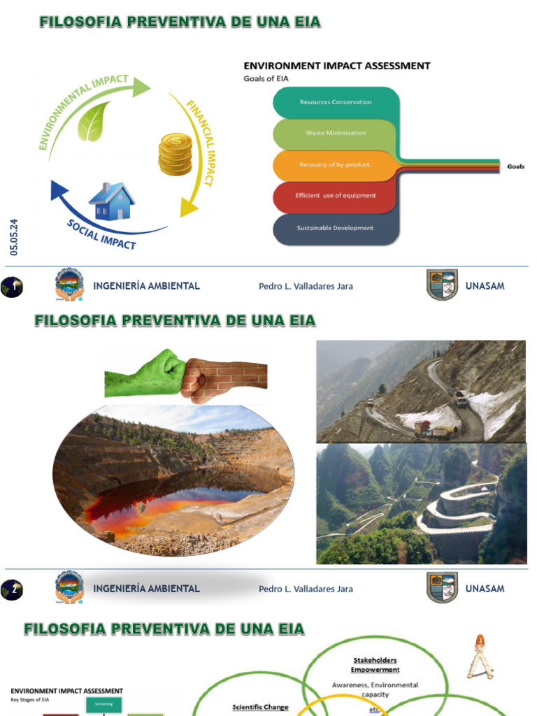 Eia Ud1 Ud2 Ud3 Ud4 2024 I | PDF | Evaluación de impacto ambiental | Entorno natural