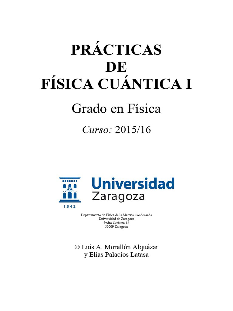 Guiones Fci 15 16 | PDF | Efecto fotoeléctrico | Electrón