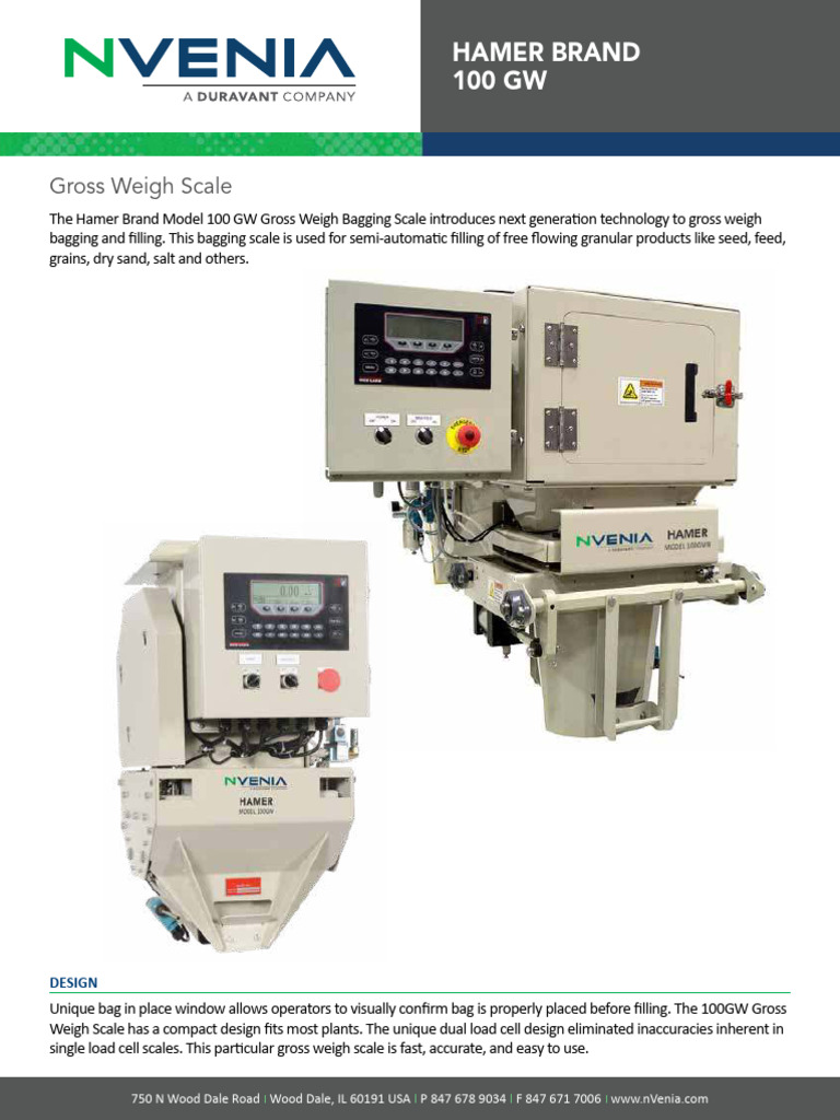 Nvenia HamerBrand 100GW Spec-Sheet 2021 R0-Lowres | PDF | Materials