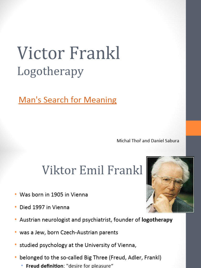 Victor Frankl Logotherapy 2 | PDF | Behavioural Sciences | Psychology
